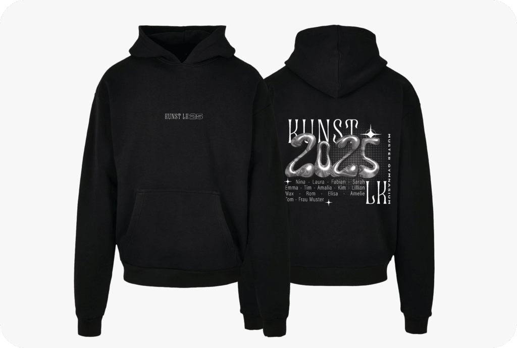 Abipullis bedrucken mit Wunschmotiv | Euer Abipulli von AbiHoodie.de